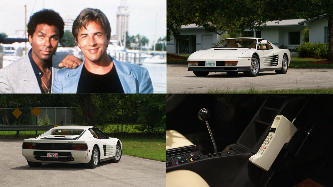 Famous Miami Vice Ferrari Testarossa revisited