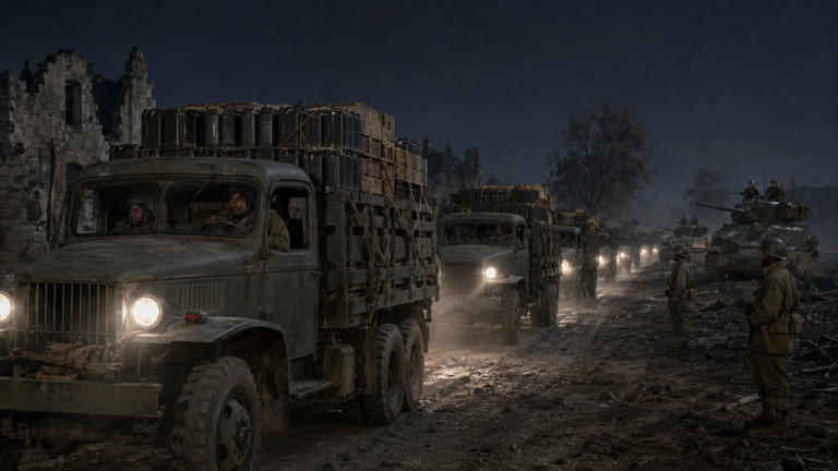 Het truckkonvooi dat bewees dat Duitsland Amerikaanse macht verkeerd ...