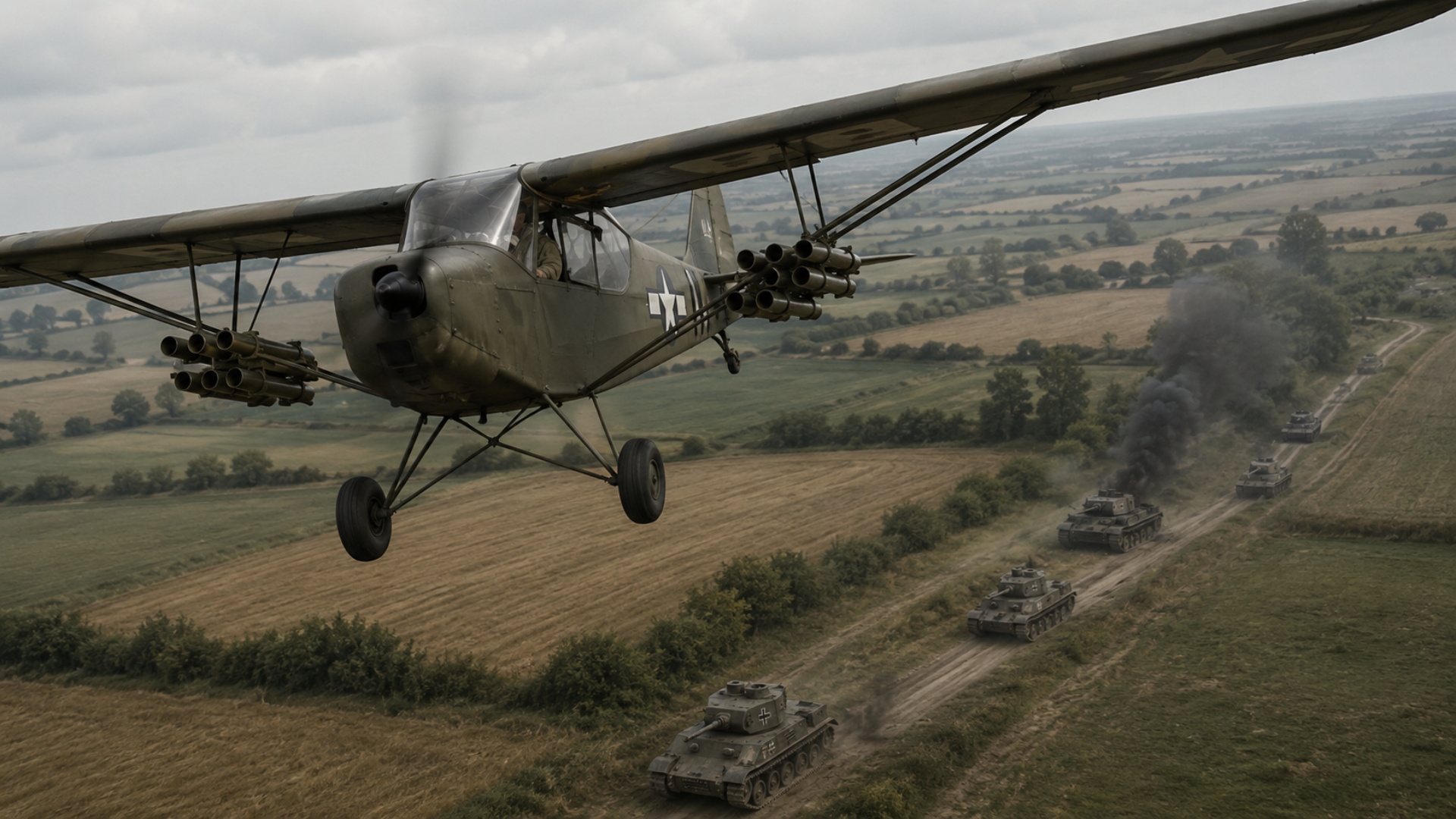 Bazooka Charlie: The pilot who took on German tanks in a Piper Cub