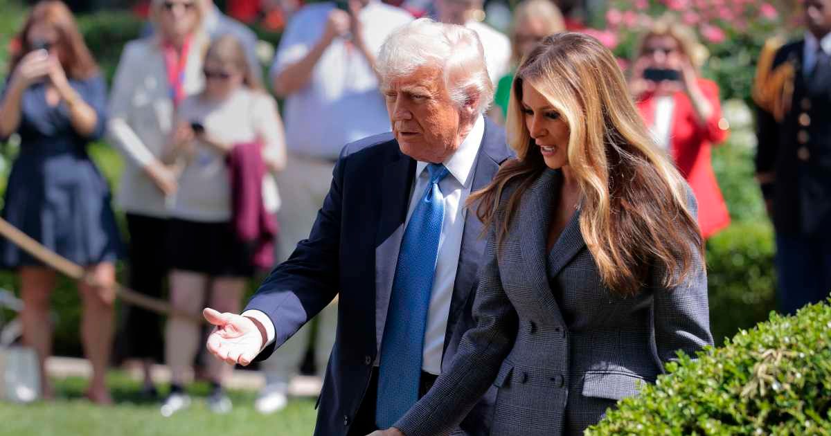 Donald Trump reveals he got 'heat' from wife Melania over White House ...