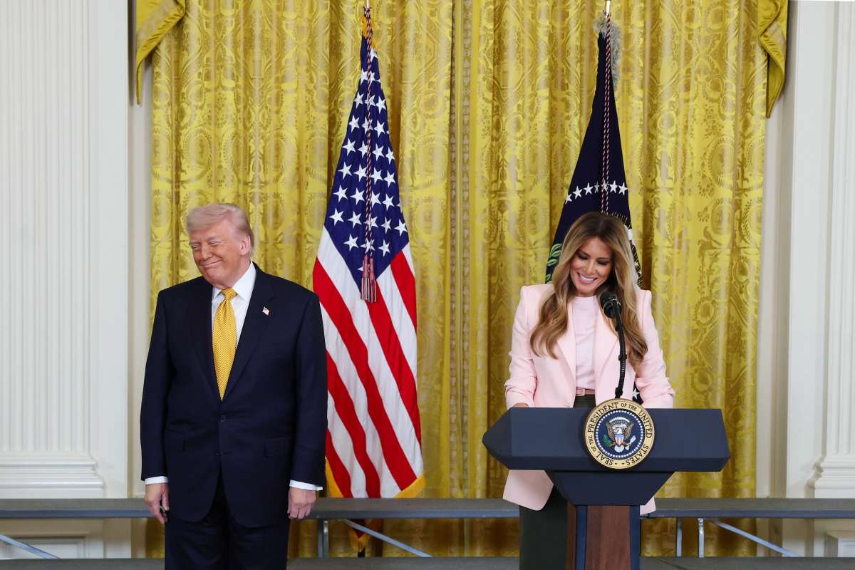 Donald Trump reveals he got 'heat' from wife Melania over White House ...