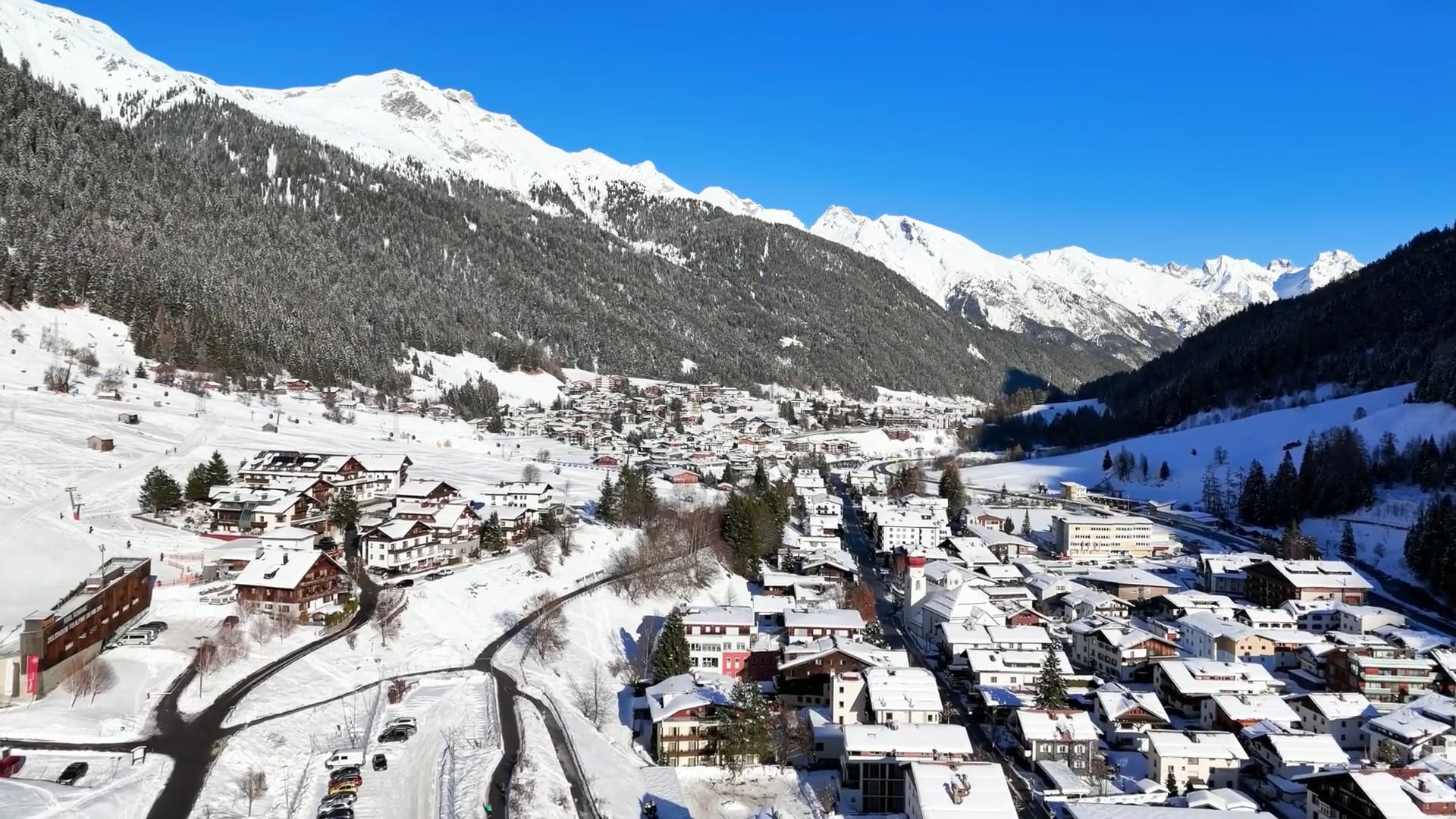 St. Anton, Itävalta: Drone-kierrokset Arlbergin hiihtoalueelle