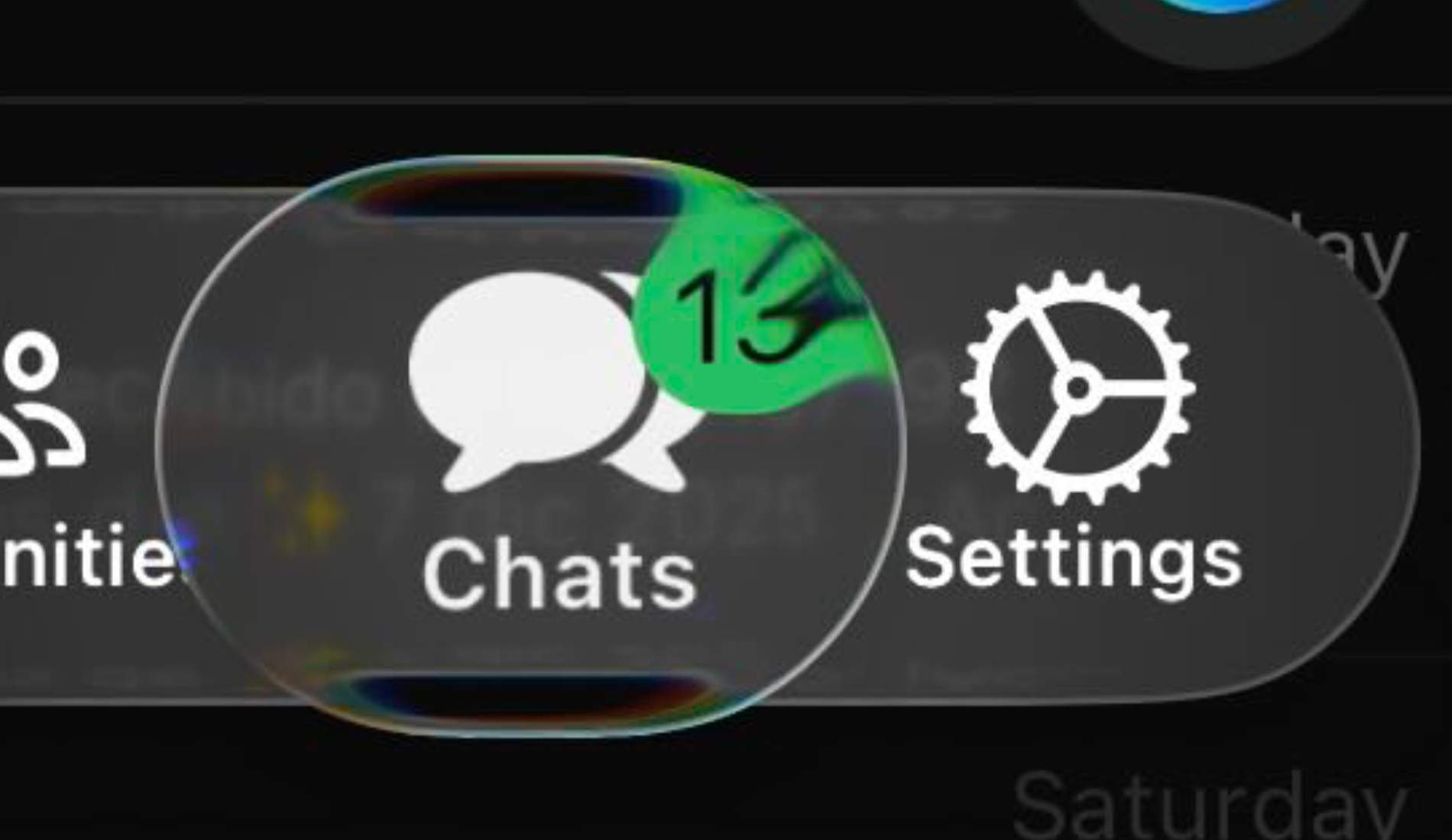Así luce WhatsApp con su cambio de diseño estilo liquid glass