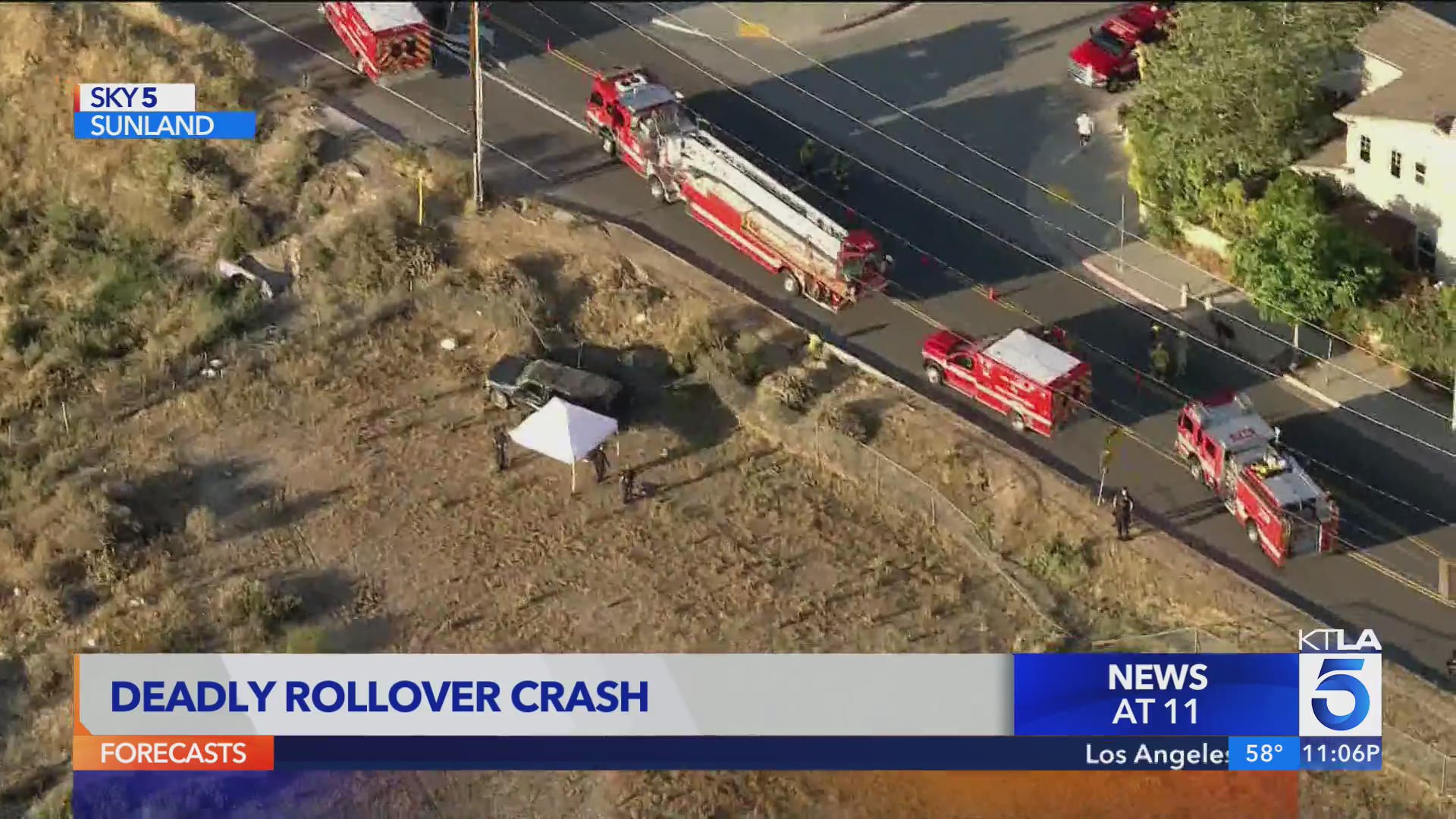 Sunland crash leaves 1 dead, 3 injured
