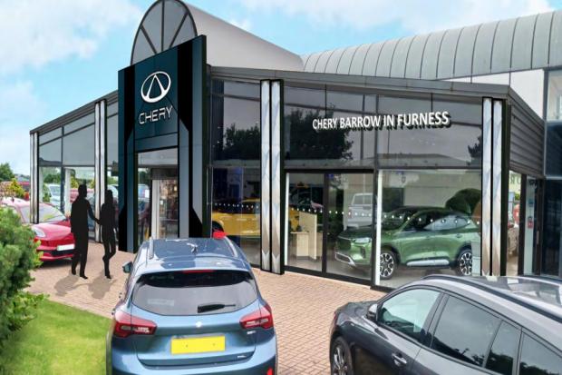 Retrospective permission for ten illuminated signs at Barrow car ...