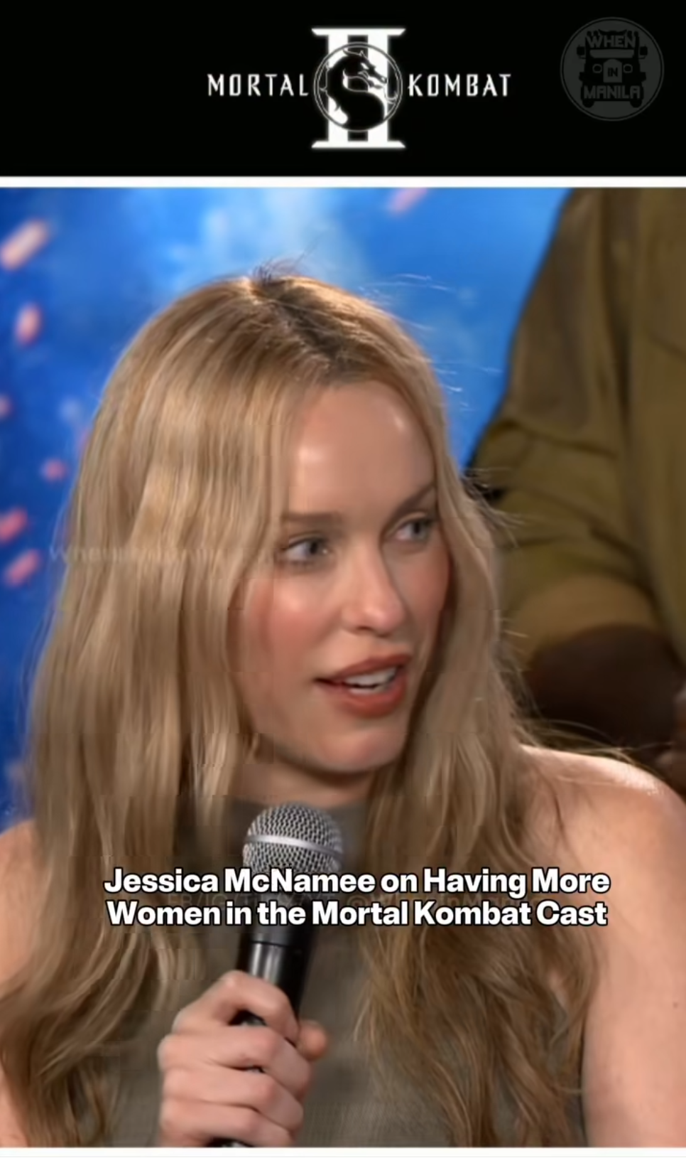 Jessica McNamee loves the strong female energy in Mortal Kombat 2