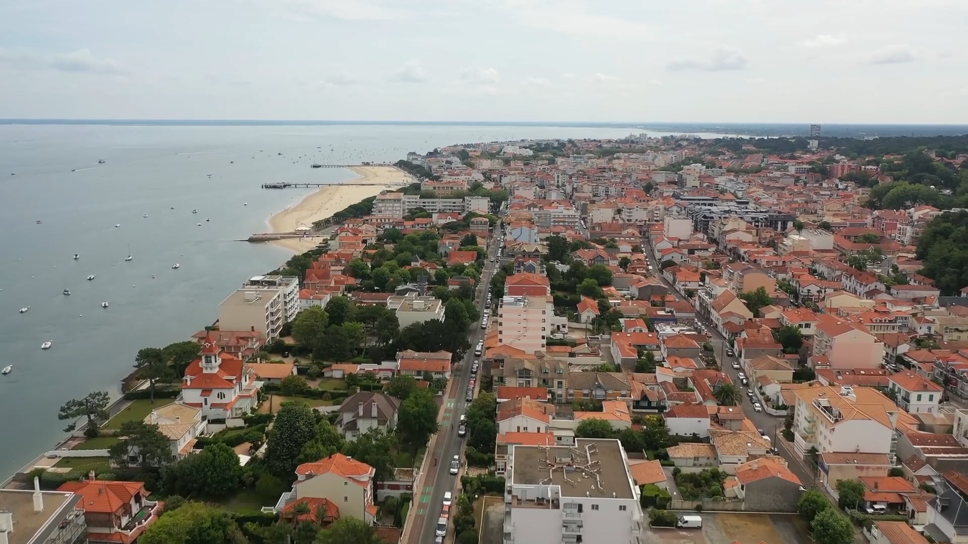 Arachon, Ranska: Drone-kuvia suositusta merenrantakohteesta Bordeaux'n ...