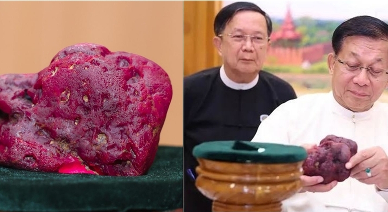 Myanmar, scoperto un rubino gigante da 11.000 carati: il tesoro di ...