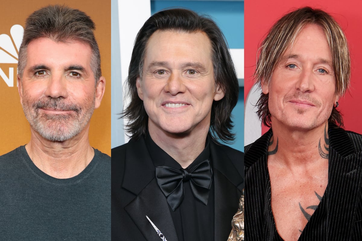 The celebrity men are looking... different.