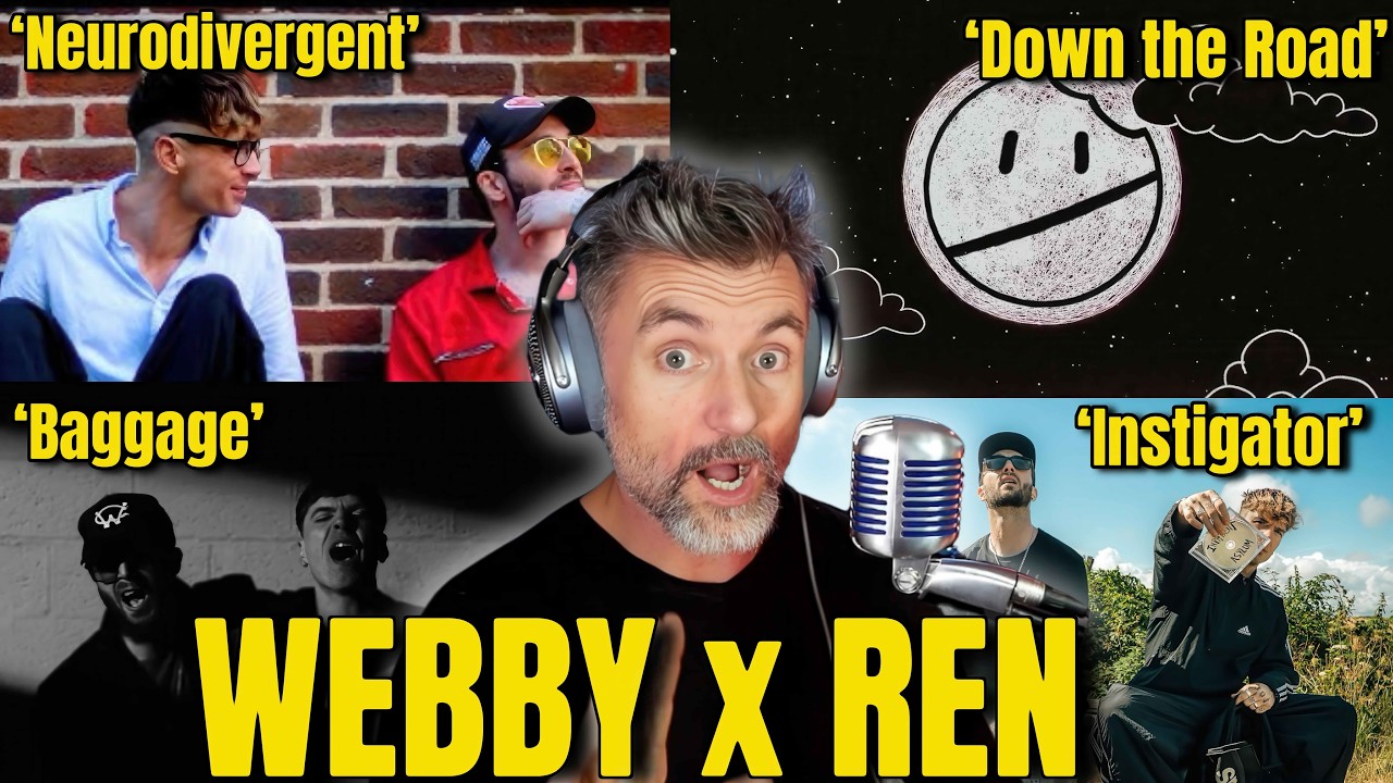 Pro vocal coach reacts to REN x Chris Webby - 'Baggage' + 'Down the Road'
