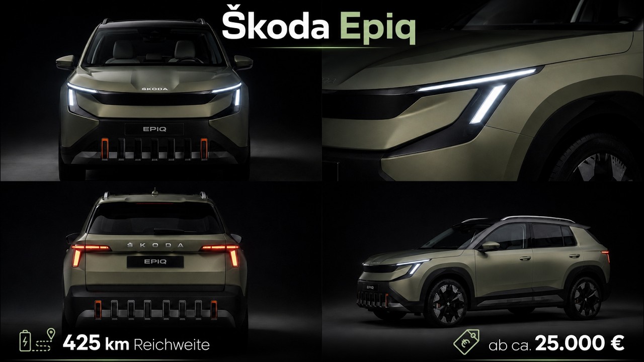 Škoda Epiq teaser: Erster Blick auf den neuen Elektro-SUV