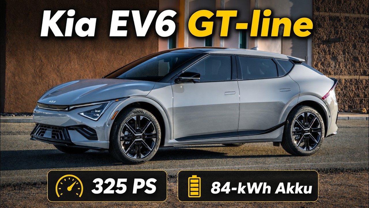 2026 Kia EV6 GT-Line: 325 PS, 800-Volt-Technik und viel Alltag
