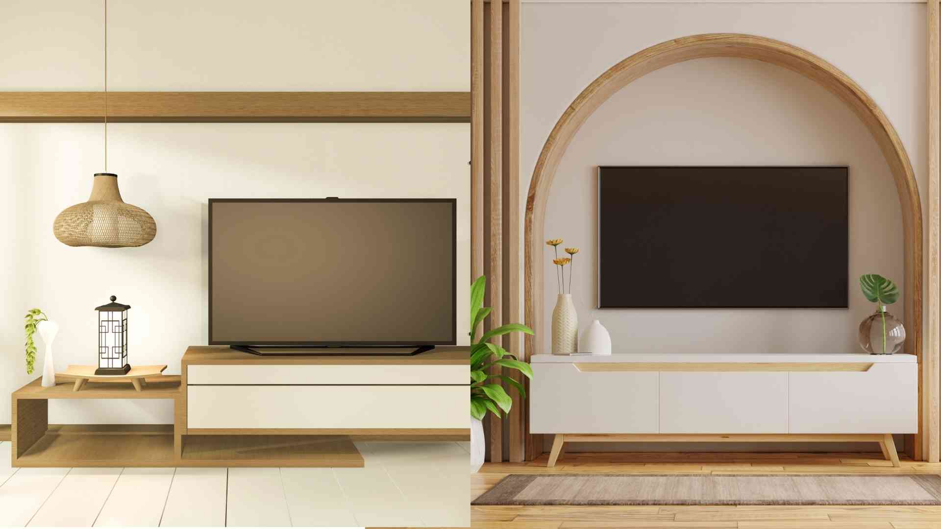Lưu ý khi thiết kế tủ tivi trong phòng khách