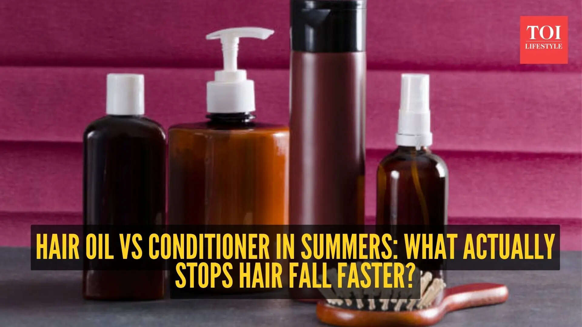 Hair oil or hair conditioner: Which is better to stop hair fall in summers