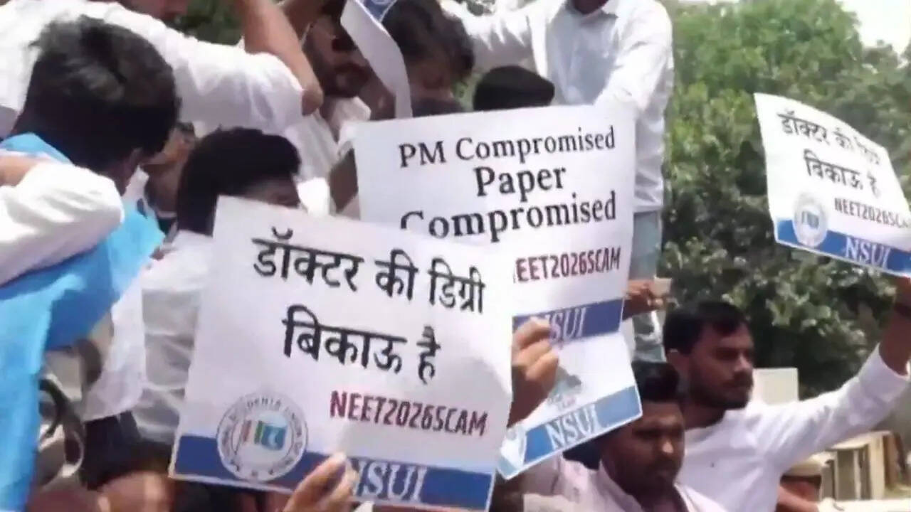 What led to cancellation of NEET-UG 2026 exam; students hit Delhi ...