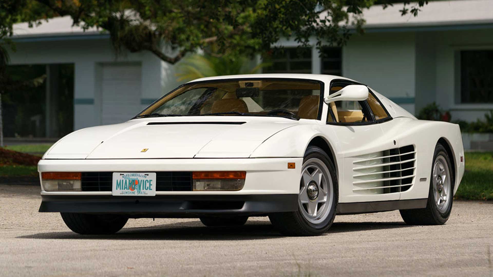 Famous Miami Vice Ferrari Testarossa revisited