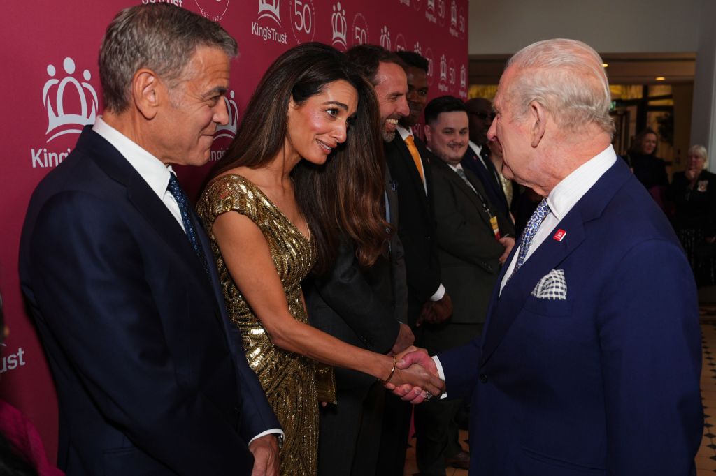 Amal Clooney tells King Charles she is "so proud" of his US state visit