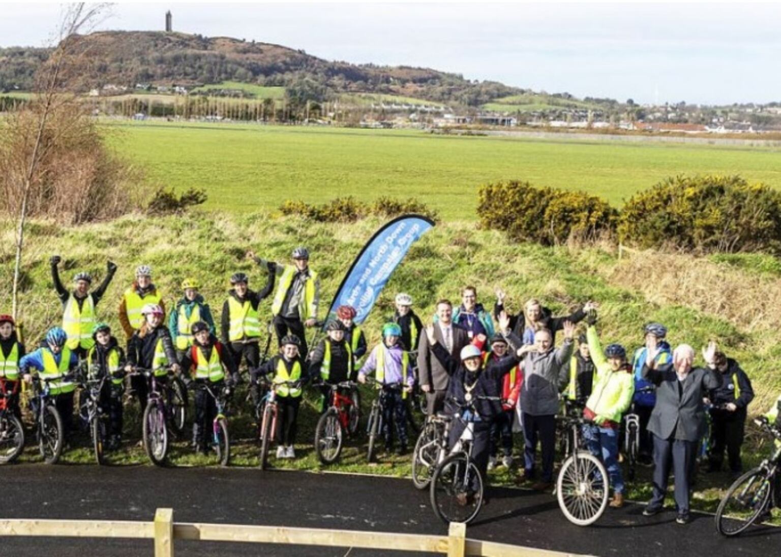 Comber Greenway new section between Newtownards and Bangor nears completion