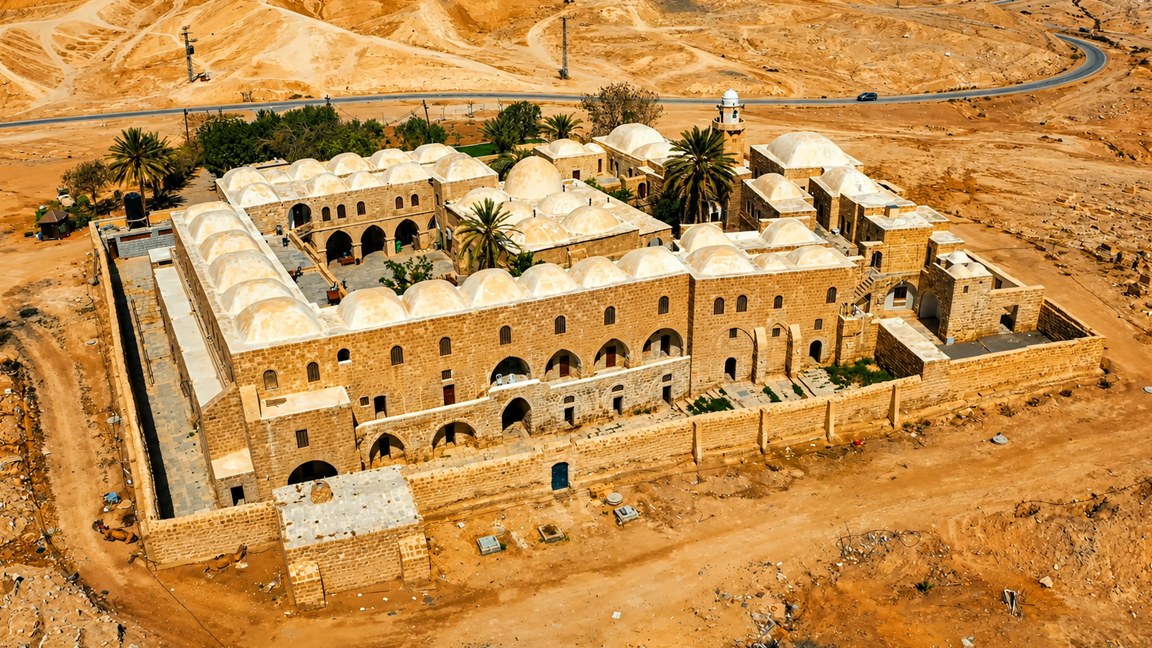 Historic fortress standing strong in the desert