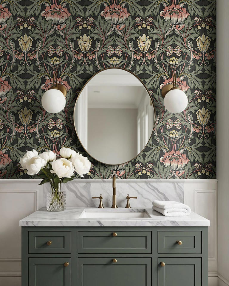 The biggest peel-and-stick wallpaper mistake, according to HGTV star ...