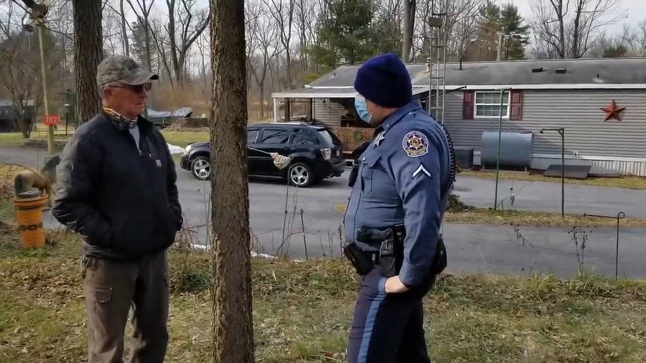 Angry neighbor calls the sheriff over a property line - then acts like ...