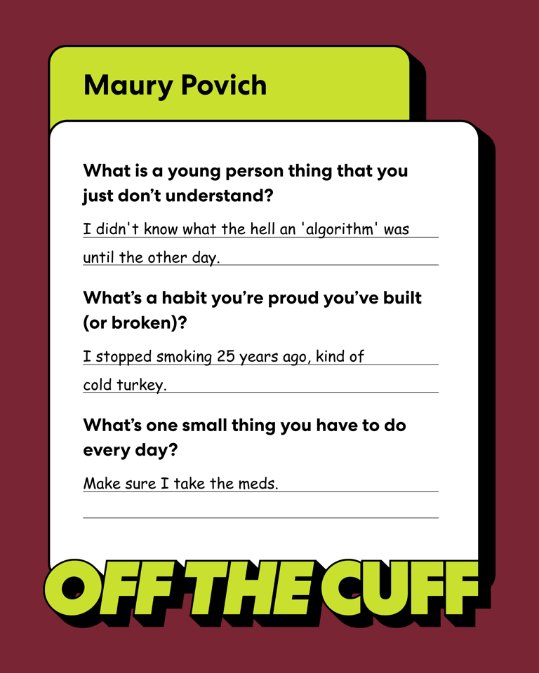 Maury Povich traded daytime TV for domestic bliss with Connie Chung ...