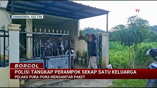 Pelaku perampok sekap satu keluarga di Samarinda ditangkap | BORGOL