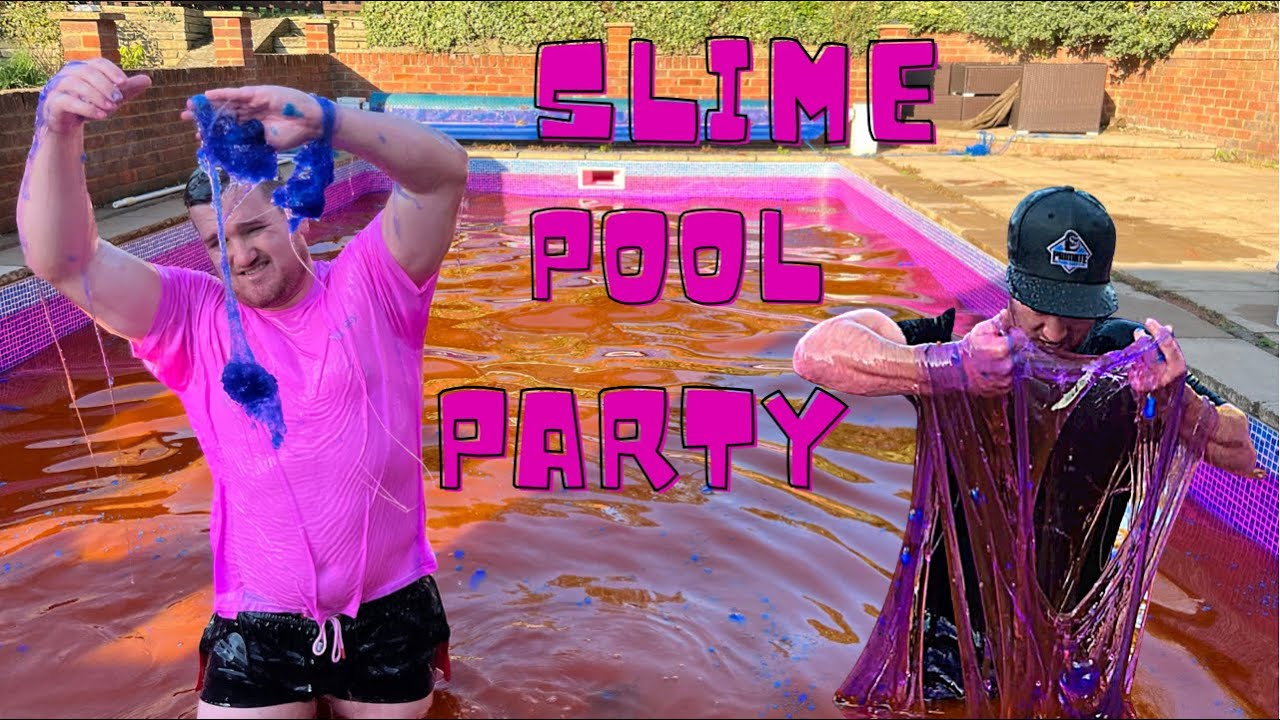 This looked fun until it got out of hand - We made a big slime pool