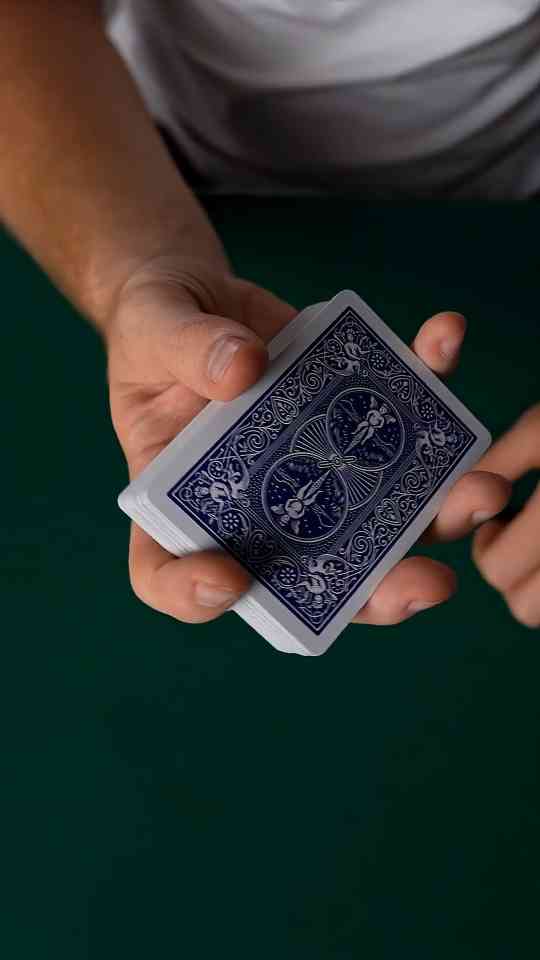 Learn the scissor cut before your cards go flying everywhere