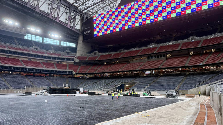 Houston's mad dash to lay World Cup grass