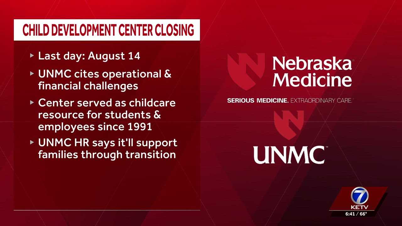 UNMC plans to close its child development center in August