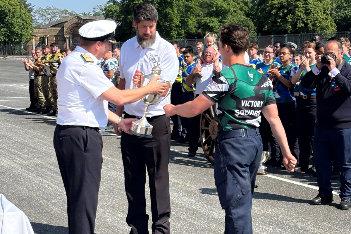 'Proud' HMS Collingwood sailors win junior Royal Navy field gun ...