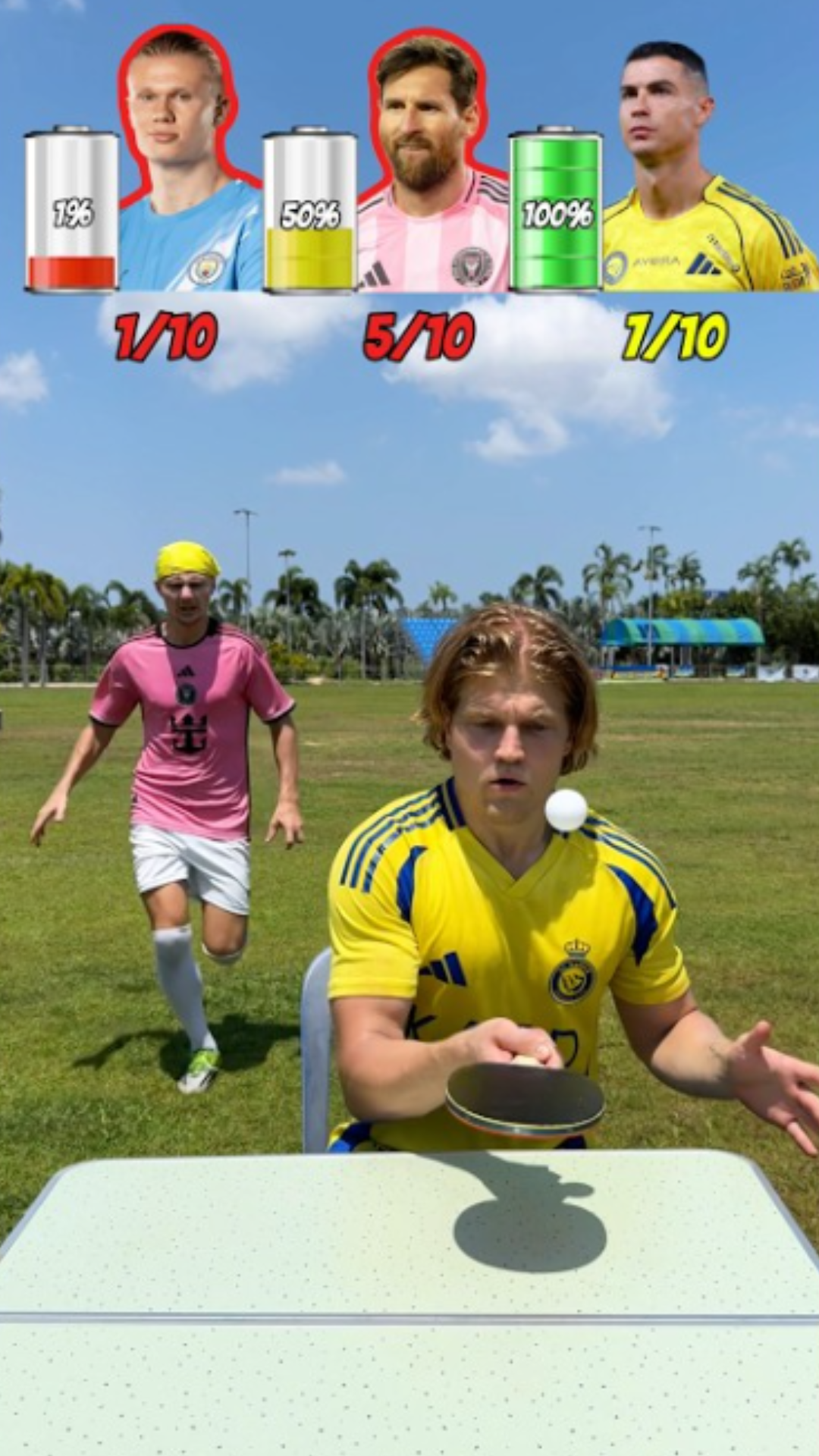 Football fans will love this unexpected racket challenge