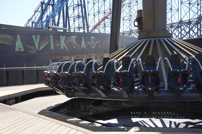 Blackpool Pleasure Beach set to open record-breaking Avitkas gyro swing ...
