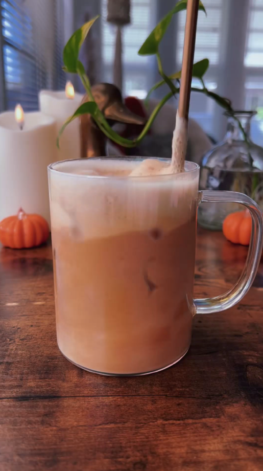 Refreshing sugar cookie iced latte for sweet cravings