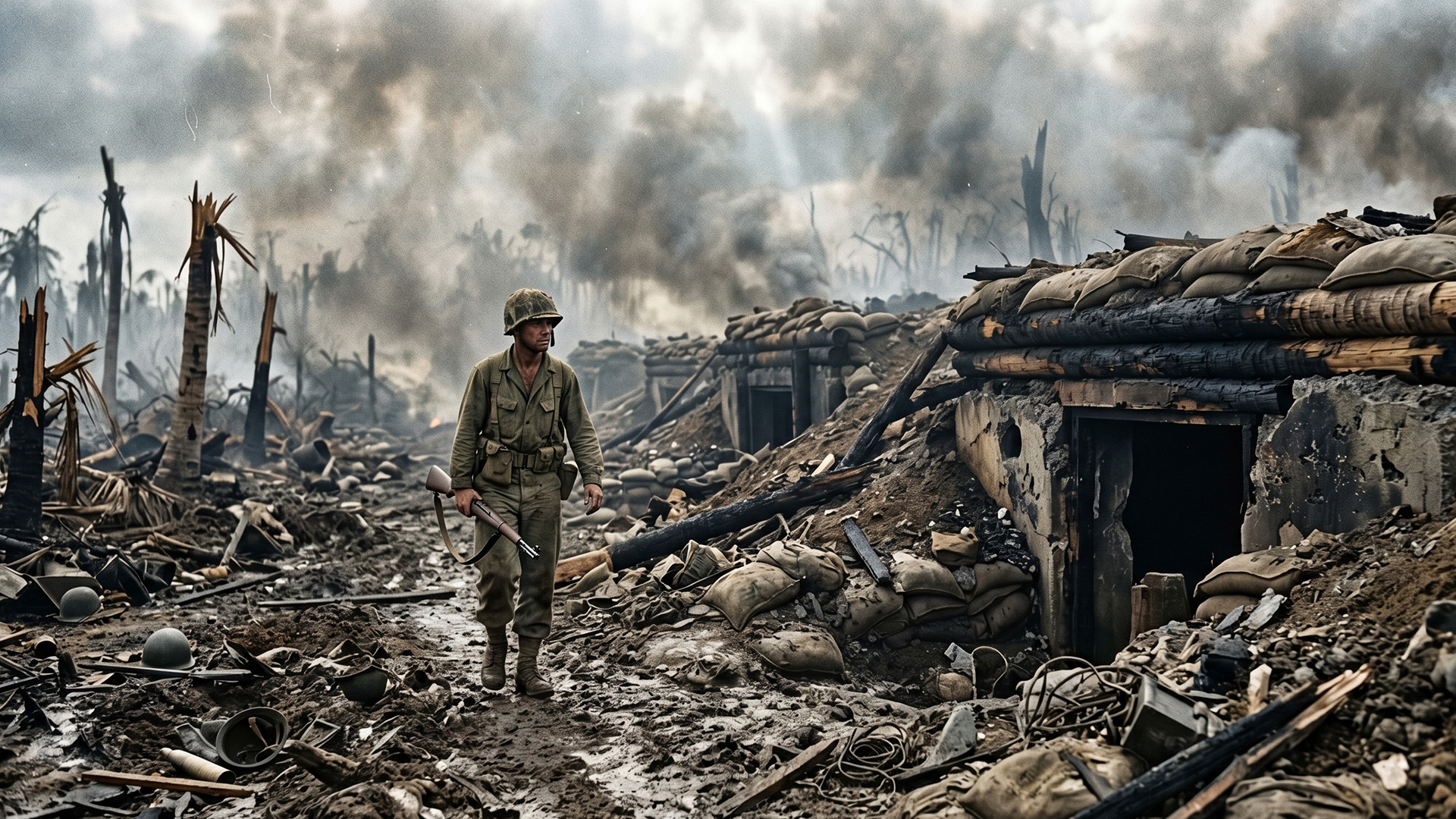 One marine took on twelve WWII bunkers alone