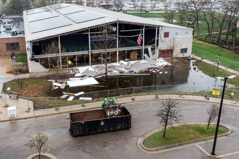 Ann Arbor ice arena won’t reopen for 2026-27 season due to tornado damage