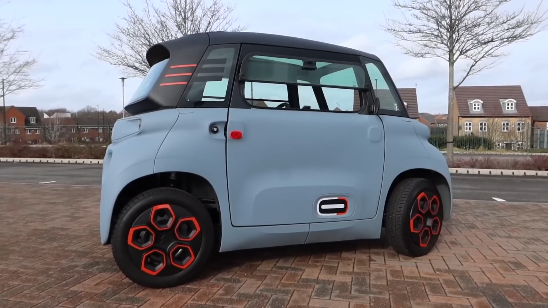 This might be the smallest car ever in a drive thru