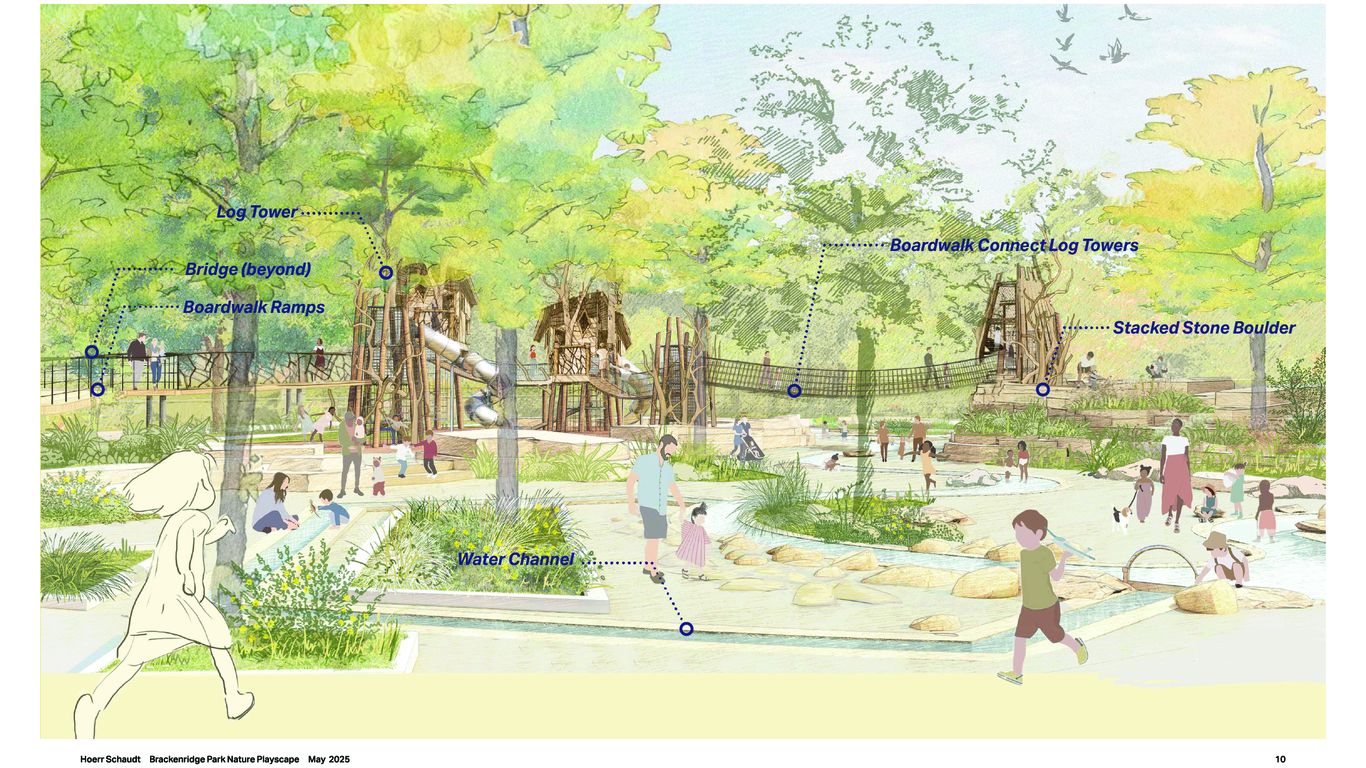 Construction begins on Brackenridge Park playscape