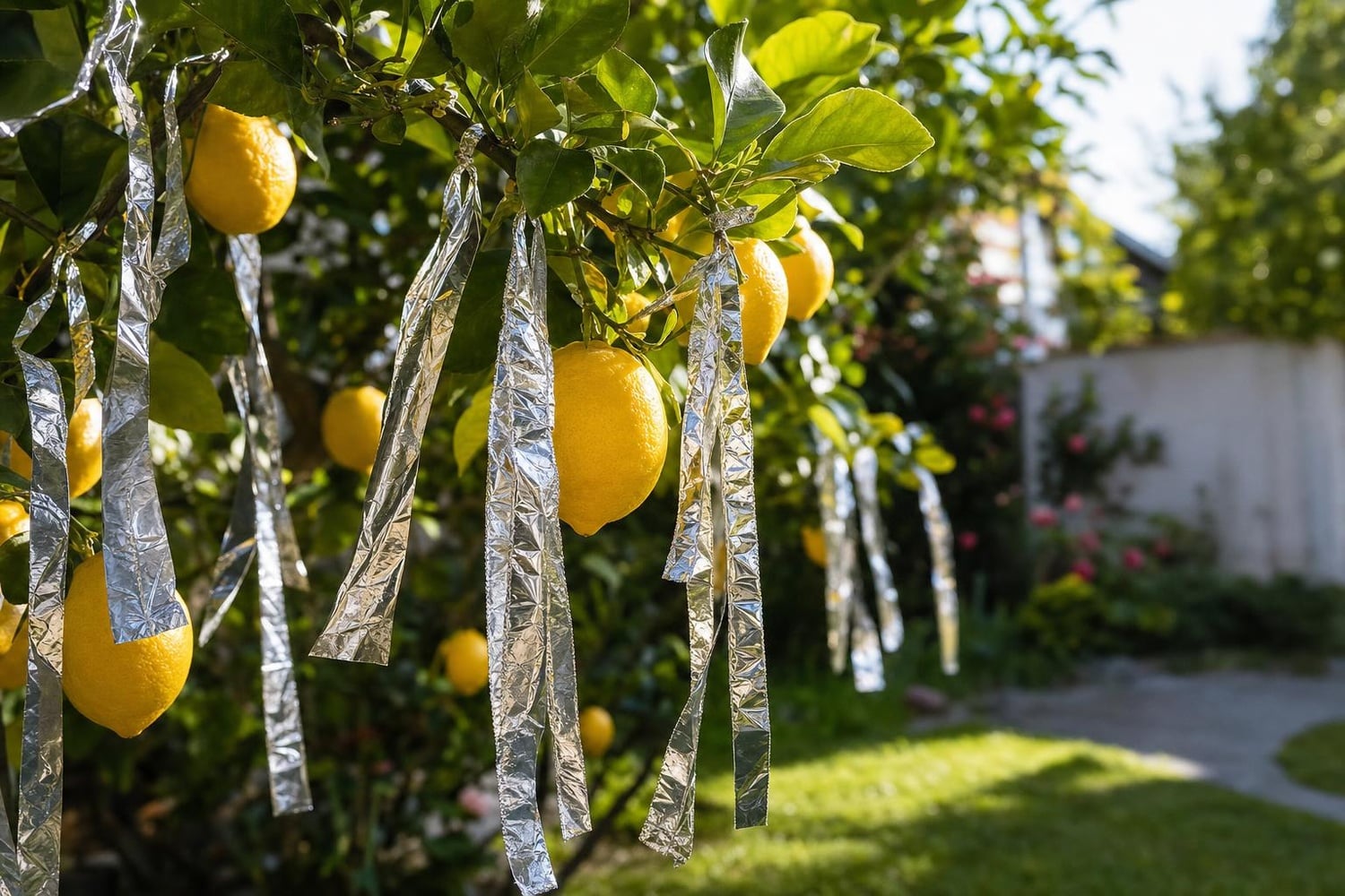 Citronnier : ce papier de cuisine accroché aux branches évite un fléau ...