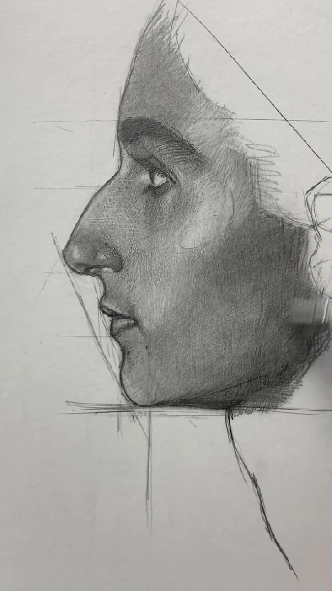 Um desenho detalhado a lápis finalizado em menos de duas horas. Veja ...