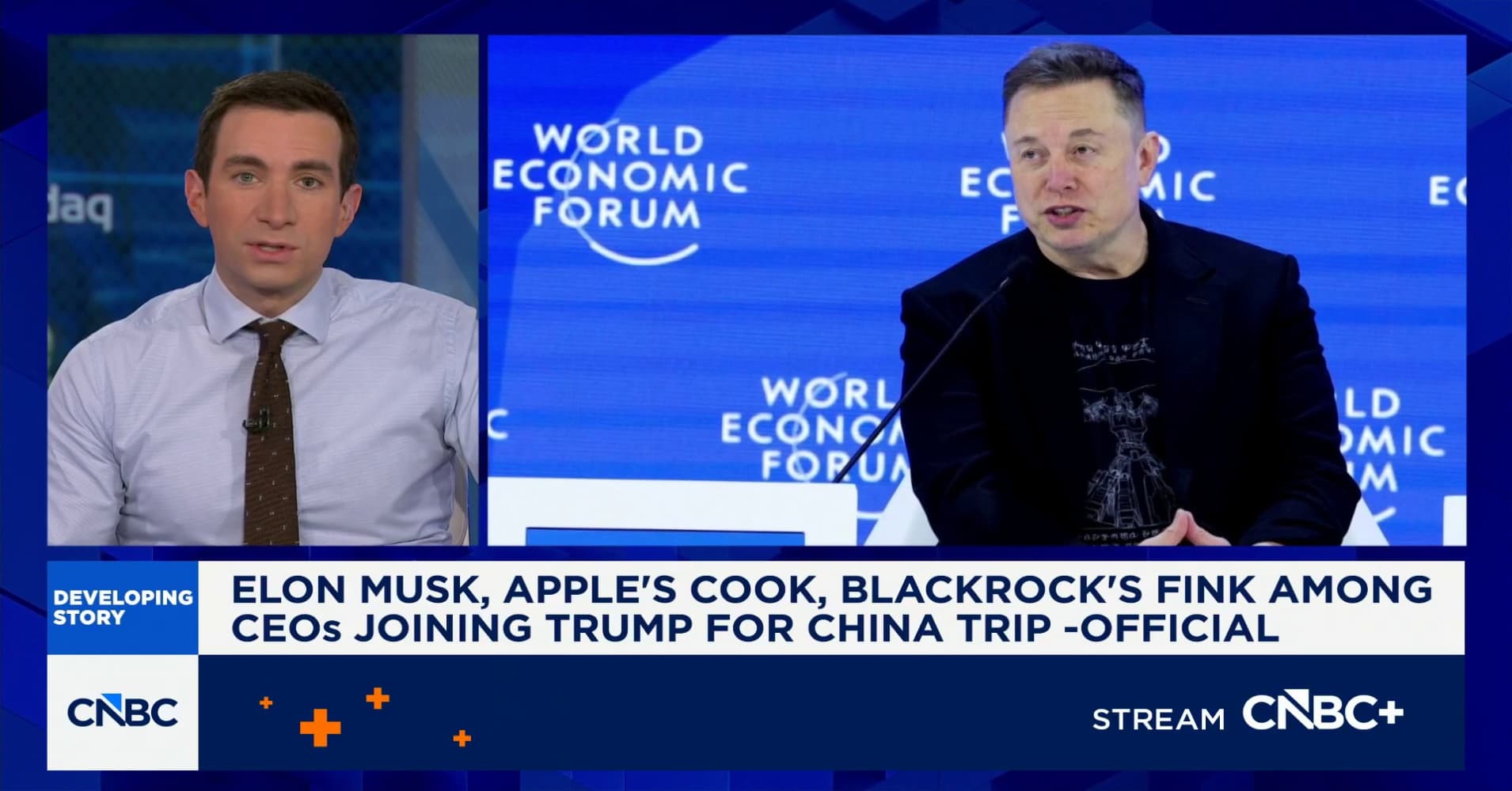 Elon Musk, Apple's Tim Cook, BlackRock's Larry Fink among CEOs joining ...