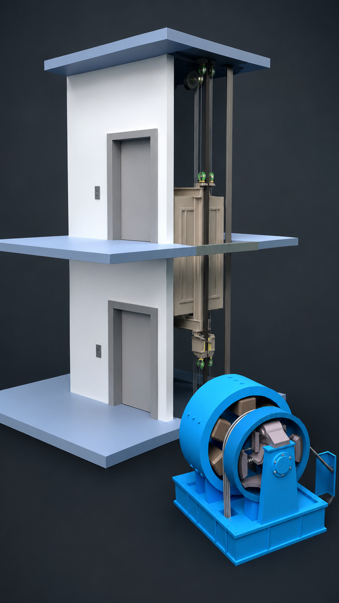 How does an elevator work?