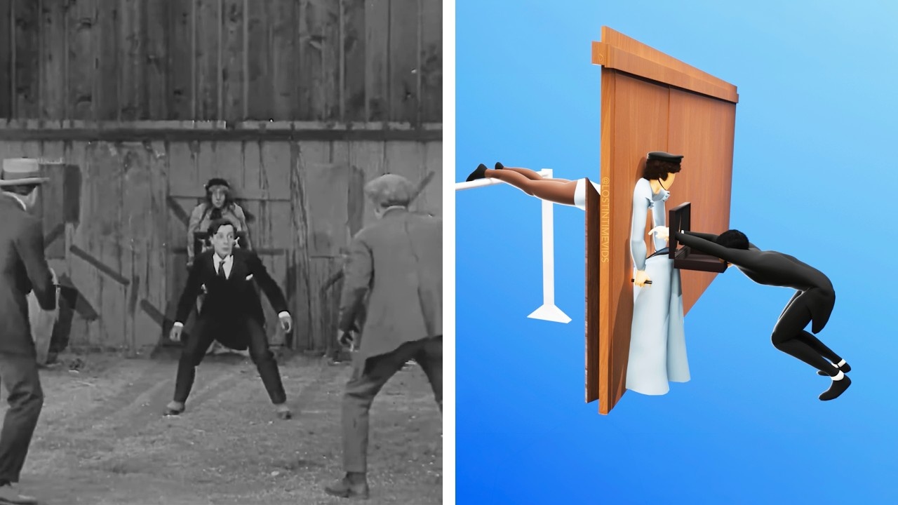 These 1920s movie stunts look fake - but they were completely real