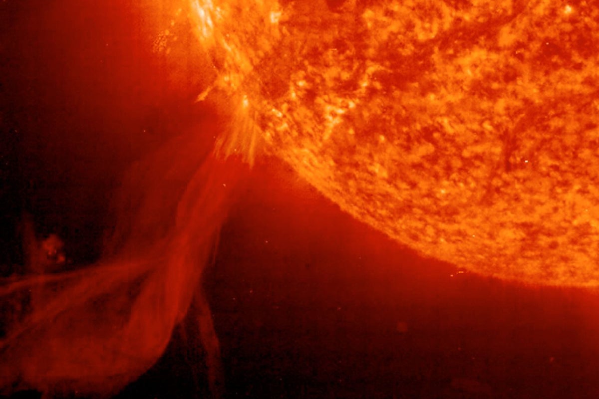 Massive solar flare triggers blackouts and northern lights alerts