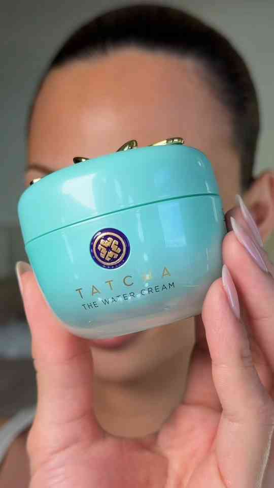 The Tatcha matcha cleanser and water cream combo for perfect no makeup days