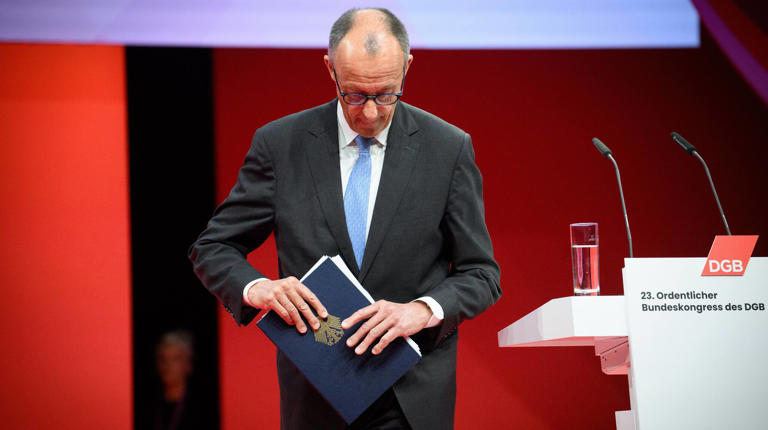 Merz hat sich die Schmach beim DGB selbst eingebrockt