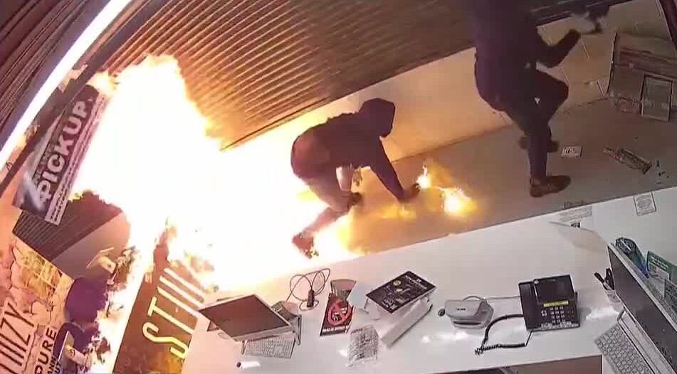 Suspects ram stolen SUV into Monroe dispensary, set fire inside