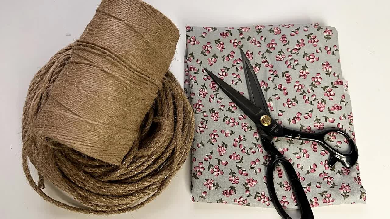 DIY: I didn't expect ordinary jute rope to make such a beauty!