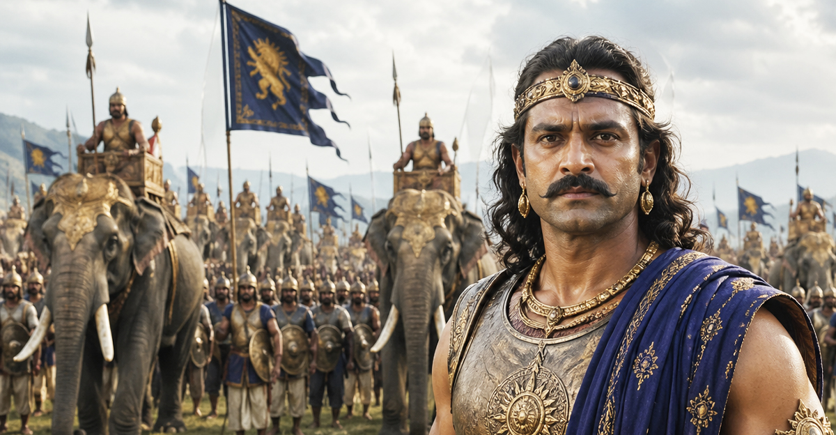 King Porus and his army of war elephants were the last obstacle ...